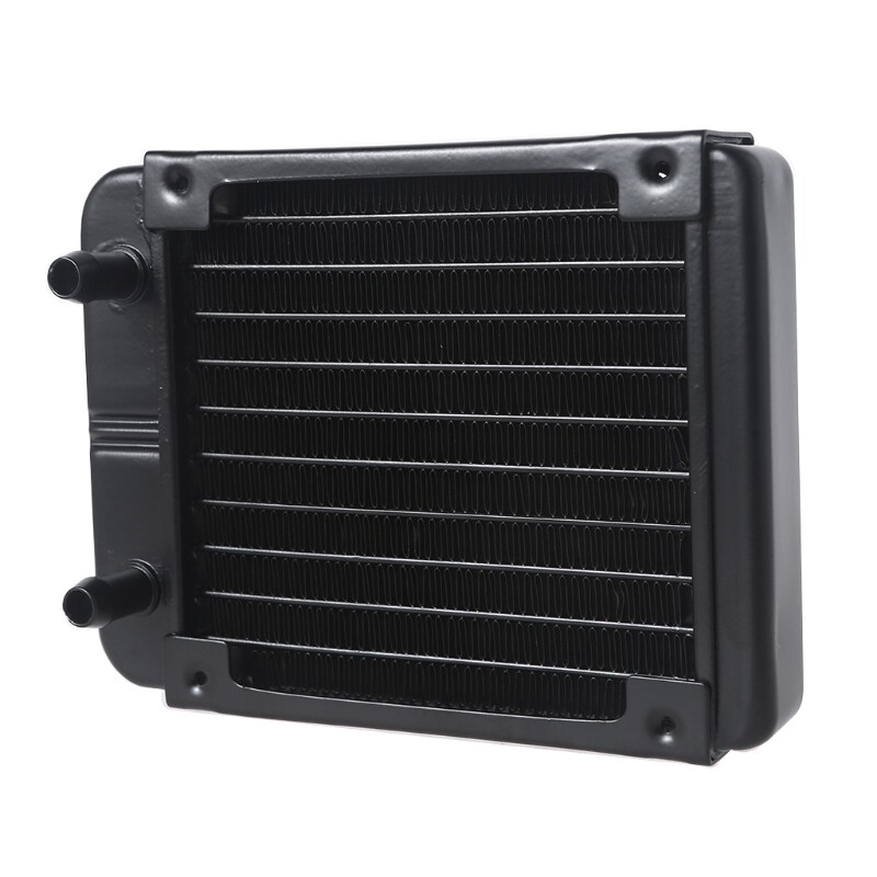 1/4" Pure Aluminum 10 Pipe Heat Exchanger Radiator for Computer PC CPU ...