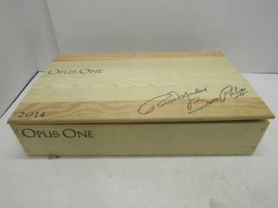 OLD WOOD-WOODEN OPUS ONE WINE CRATE BOX BARWARE MAN CAVE | eBay
