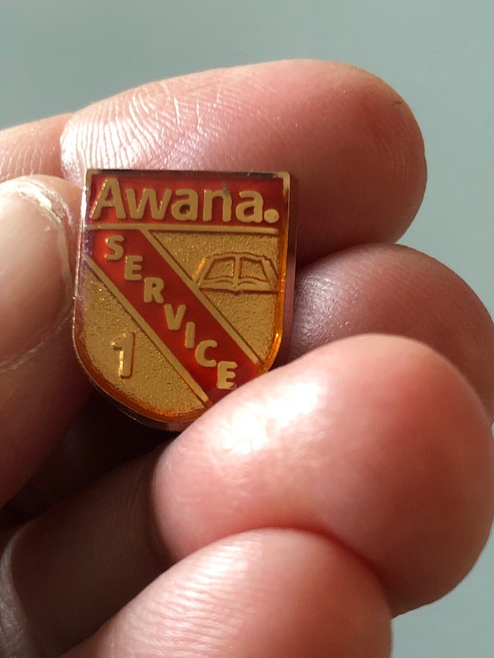 Vintage Awana 1 Year Service Pin | eBay
