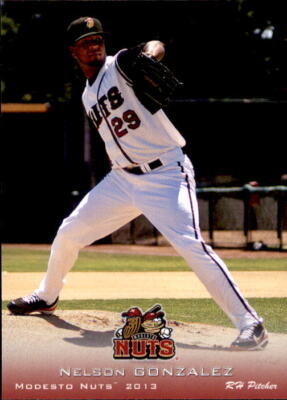 2013 Modesto Nuts Grandstand 13 Nelson Gonzalez Dominican Republic ...
