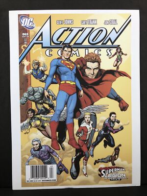 Action Comics #863 Superman COVER DC Comics Poster Print 10x14 Gary ...