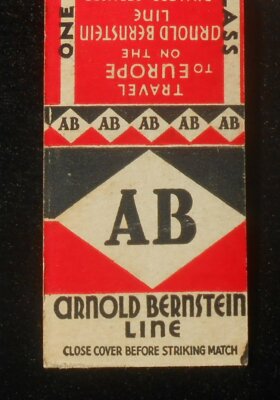 1930s Travel to Europe on the Arnold Bernstein Line One Class One Price ...