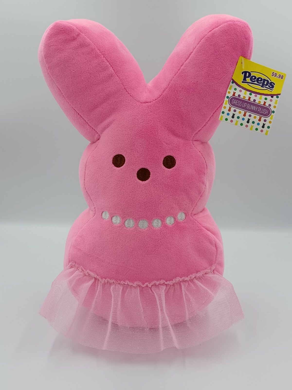 Peeps Dress Up Bunny Plush LARGE 13" Pink Ballerina NEW with Tags | eBay