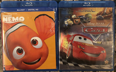 Disney Pictures Pixar Cars Blu-ray DVD Owen Wilson + Finding NEMO ...