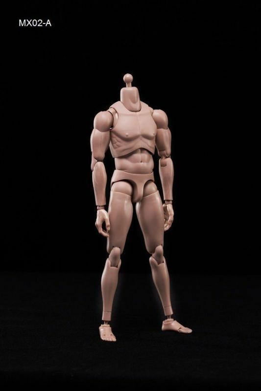 1/6 Male man Action Figure Caucasian Skin Men MX02-A Narrow Shoulder 12'' Body | eBay