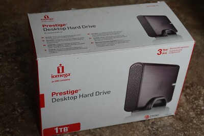 Iomega Prestige Desktop Hard Drive 1TB HDD USB 2.0 Tested | eBay