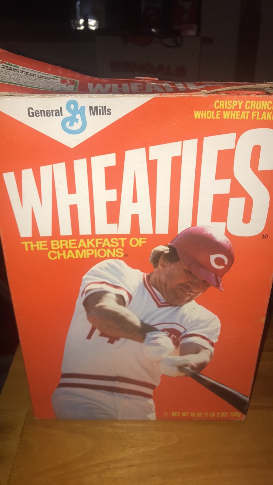 Pete Rose Wheaties Box Cincinnati Reds (NO CEREAL) | eBay