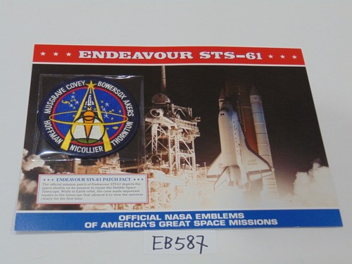 Endeavour STS 61 Willabee & Ward NASA America's Great Space Mission Emblem Patch | eBay