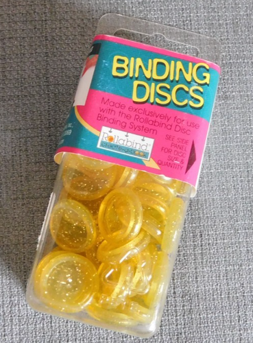 Rollabind Binding Discs Pack of 40 Med. 1/2" #S-17 | eBay