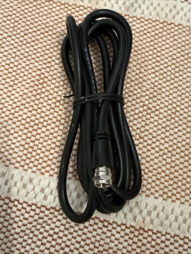 6' Ft RG59 Push-On Quick Connect Black Coaxial Cable Gold Plated F ...