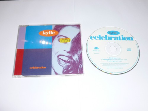 KYLIE MINOGUE - Celebration - Original 1992 UK PWL label 3-track CD ...