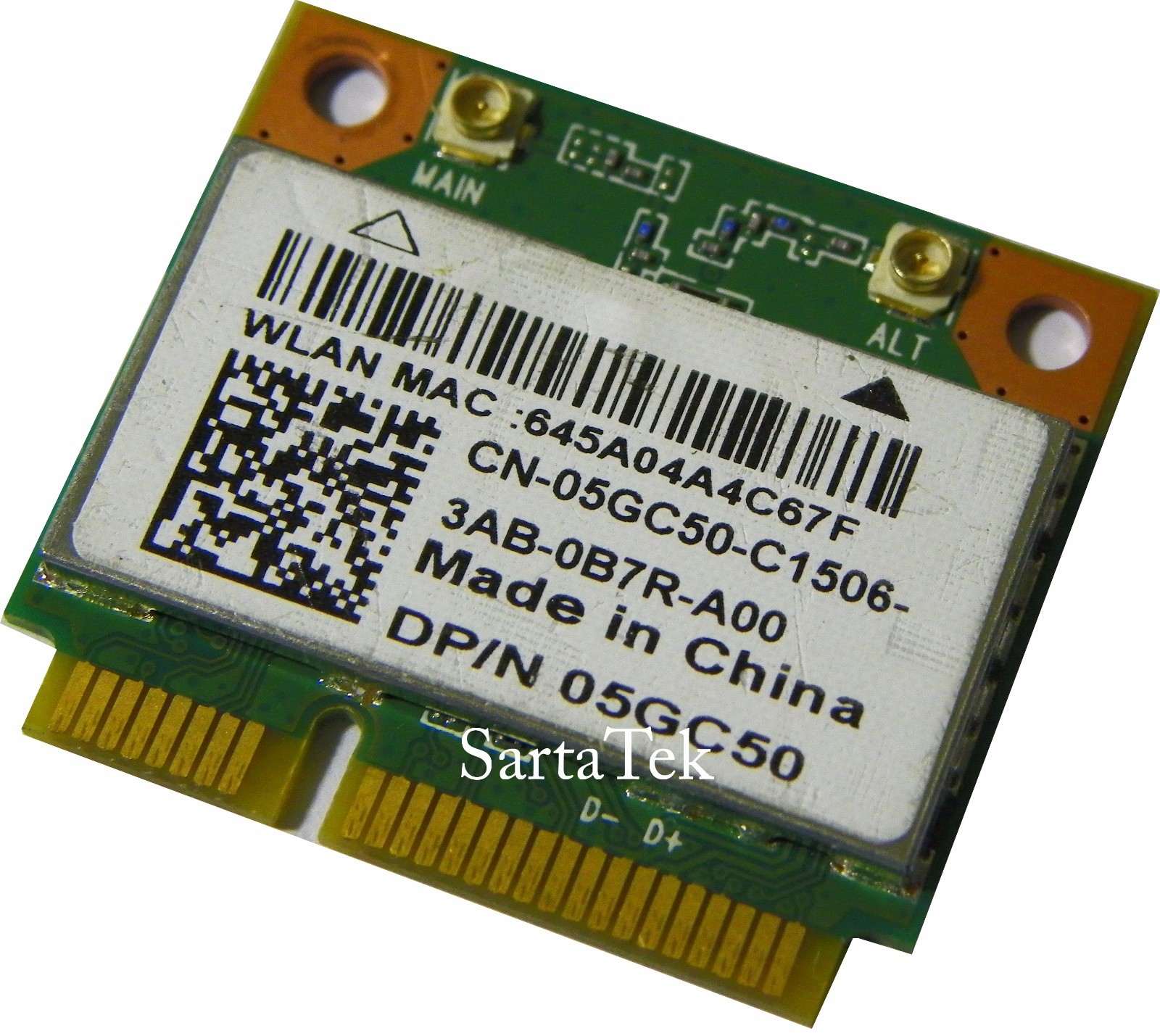 Dell Original DW1705 802.11n Wireless BT PCIe Half QCWB335 5GC50 | eBay