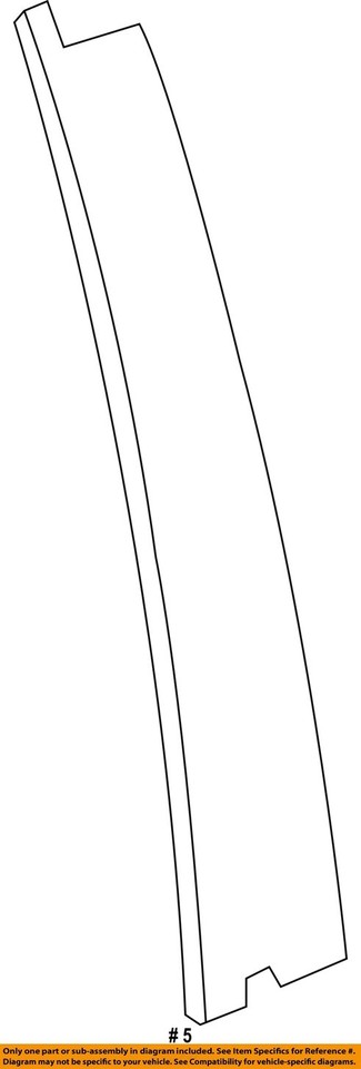 GM OEM 04-24 ATS Rear Door Exterior Trim-Applique 23337318 | eBay