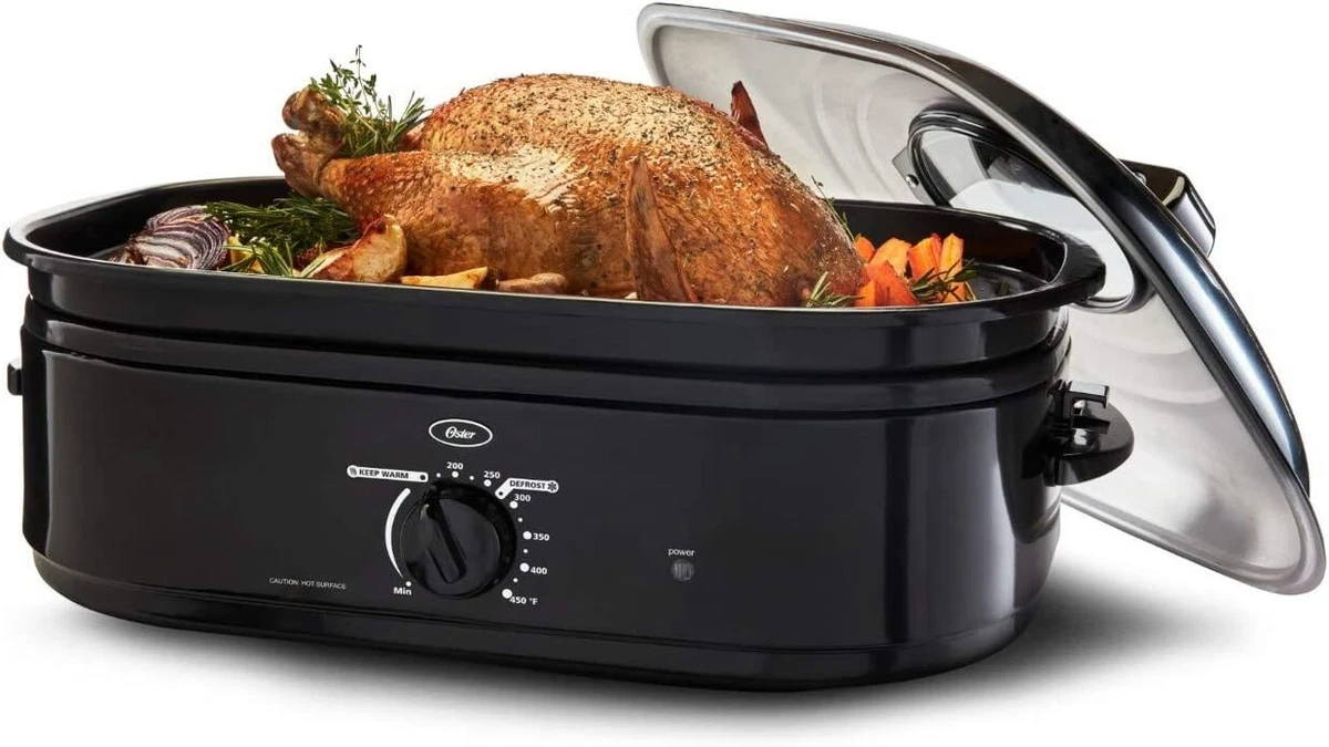 Oster Roaster Oven With Self Basting Lid With Stainless, 47% OFF