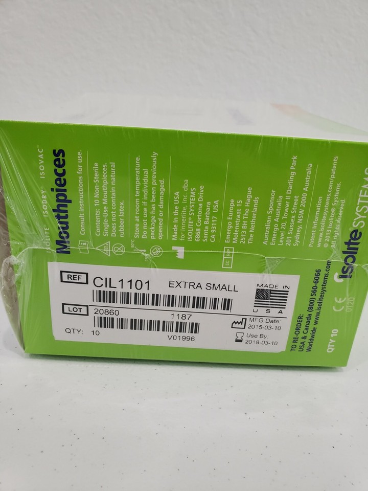 Isolation Dental Mouthpieces Size Extra Small for Isolite Isodry ...