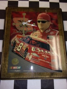 Dale Earnhardt Jr #8 Budweiser NASCAR Collectible Wall Plaque / Clock ...