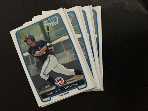 2012 Bowman BCP37 Michael Crouse 10 count all chrome lot Toronto Blue ...
