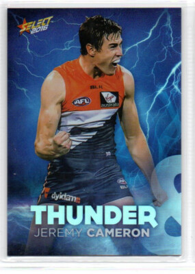 2016 SELECT AFL FOOTY STARS THUNDER & LIGHTNING - TL17 Jeremy CAMERON ...