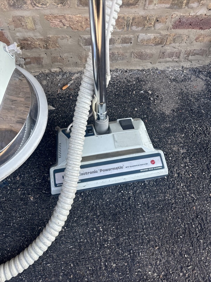 Hoover Celebrity QS 3.7 HP Dual Speed Canister Vacuum & Acc. Chrome ...