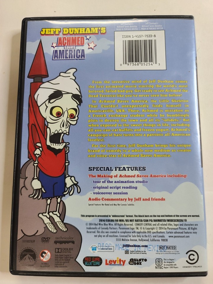 Jeff Dunhams Achmed Saves America , Pre-Owned DVD ( Animated Movie ) | eBay