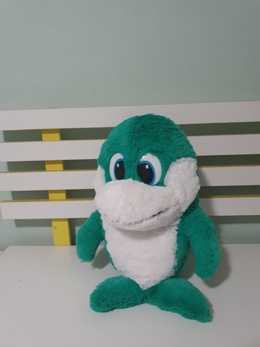 SEAWORLD GREEN SHARK PLUSH TOY STUFFED ANIMAL 40CM 2019 | eBay Australia