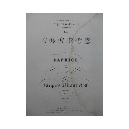 Blumenthal Jacques The Source Piano ca1850 | eBay