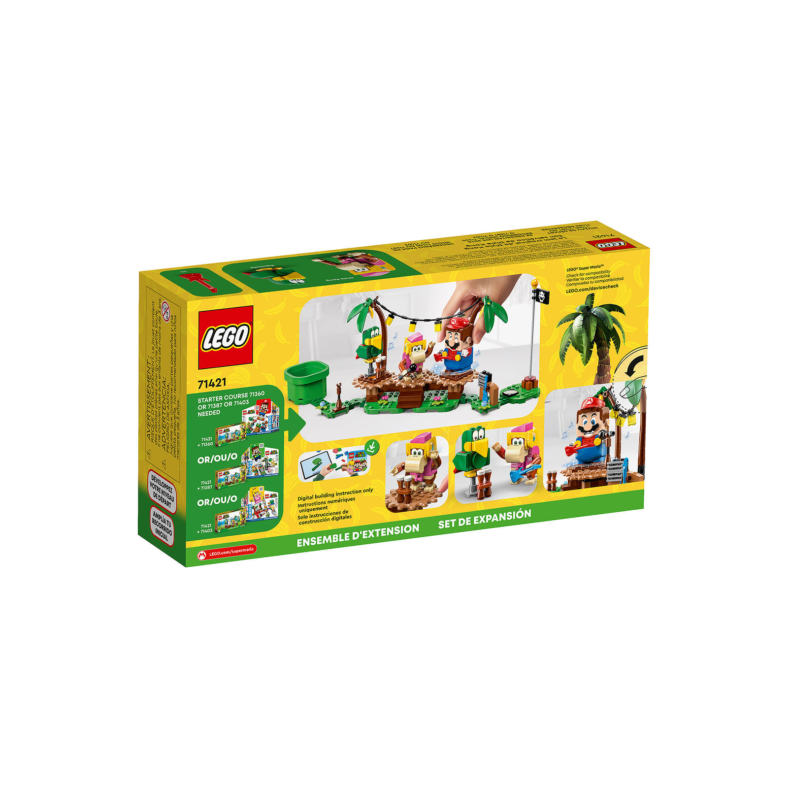 LEGO Super Mario: Dixie Kong's Jungle Jam Expansion Set (71421) for ...
