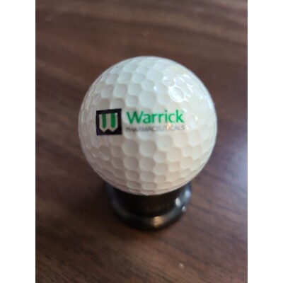 Warrick Pharmaceuticals Slazenger Logo Golf Ball Collectible Collectors ...