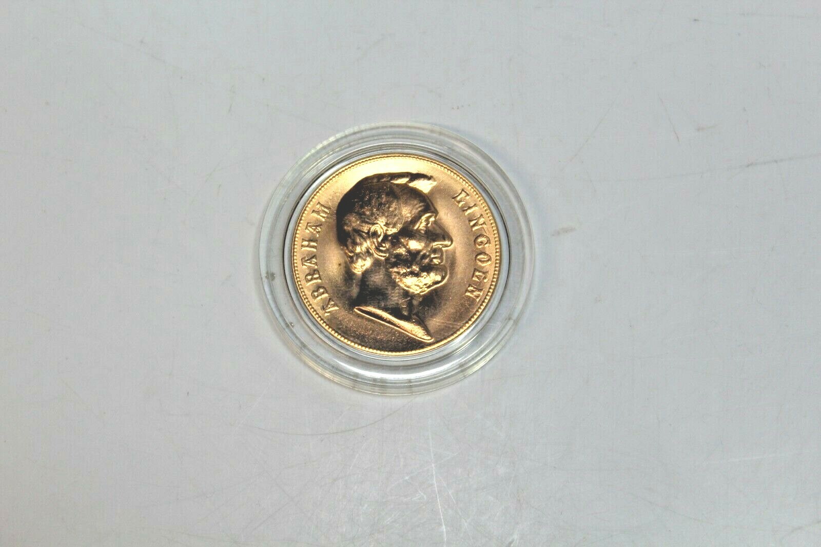 Abraham Lincoln Inaugurated President Hard Plastic Case Copper Color ...