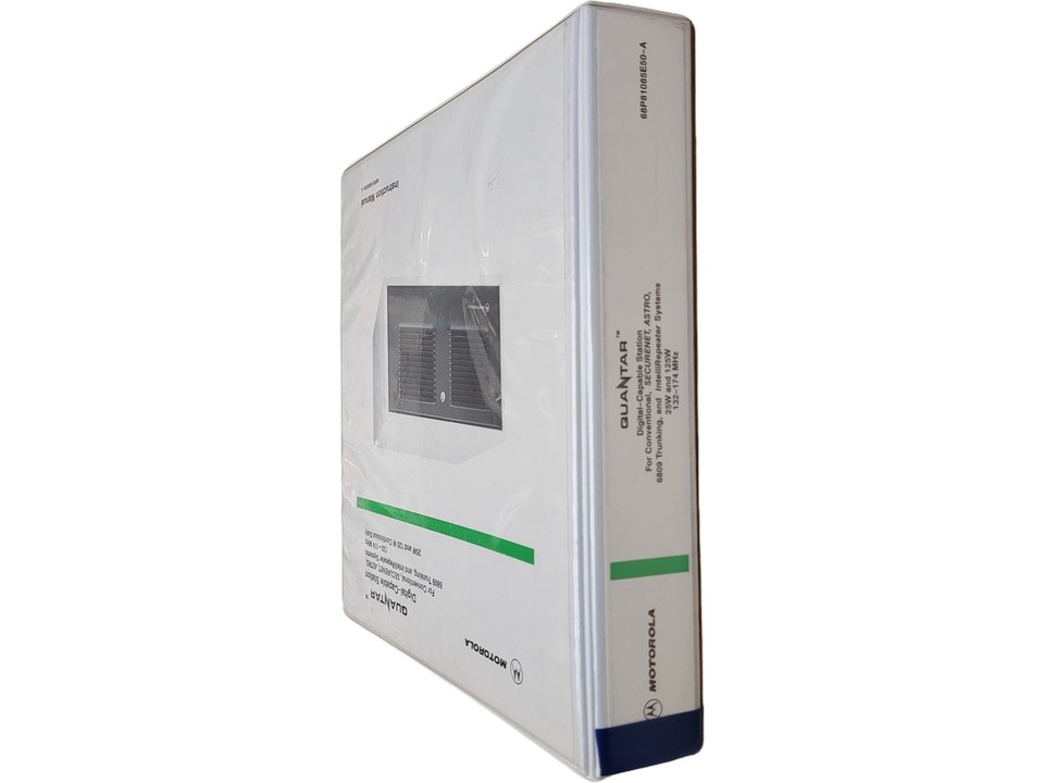 Motorola Quantar Digital Capable Station Instruction Manual -a | eBay