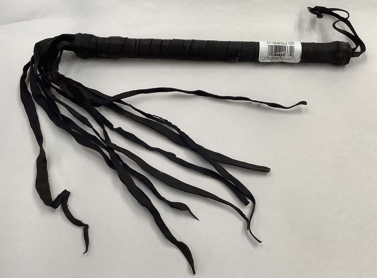 Cat O 9 Tails Cat O Nine Tails Flogger Whip Heavy Long Real Leather