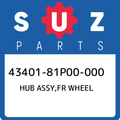 43401-81P00-000 Suzuki Hub assy,fr wheel 4340181P00000, New Genuine OEM ...