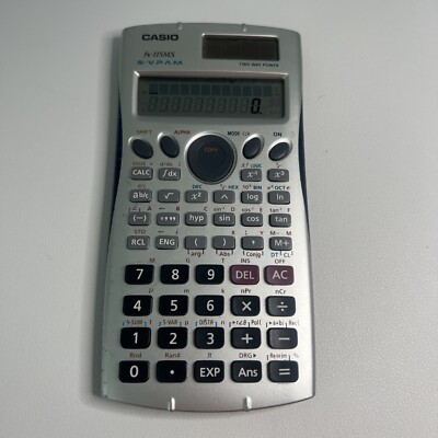 90s Casio FX-115MS S-V.P.A.M. Solar Powered Scientific Calculator | eBay