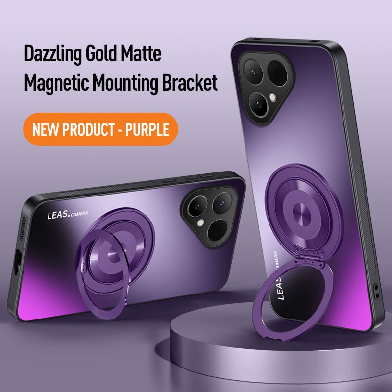 For Tecno Pova Curve 2, Hybrid Armor Ring Holder Stand Magnetic Back ...