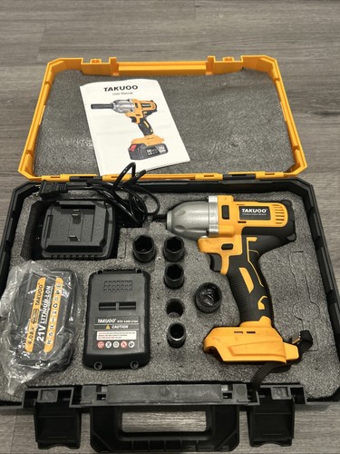 Takuoo Cordless 1/2 inch Brushless Impact Wrench | eBay