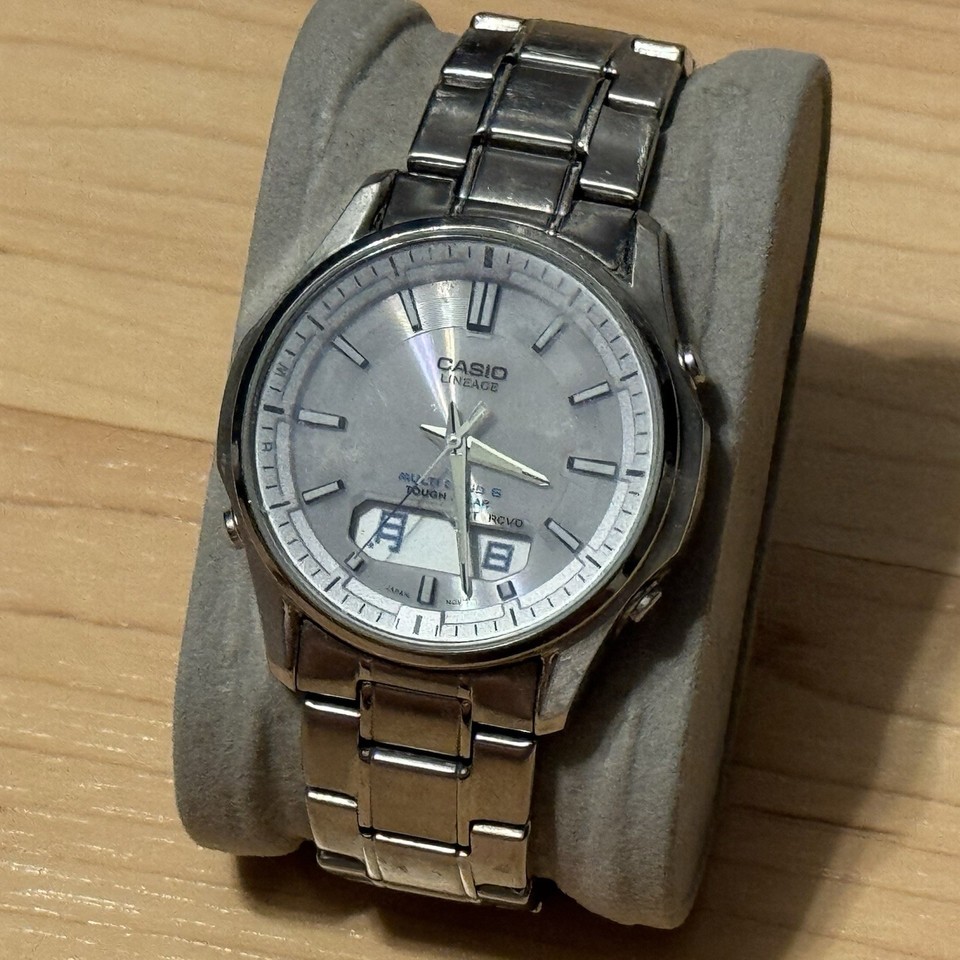 Casio Lineage LCW-M100DE-7AJF Solar Atomic Men's Watch 5161 Module LCW ...