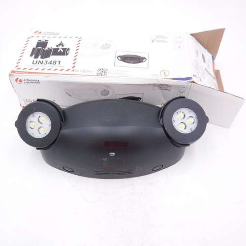 Quantum LED Emergency Light w/Adjustable Optics 120-347V Black ELM6L | eBay