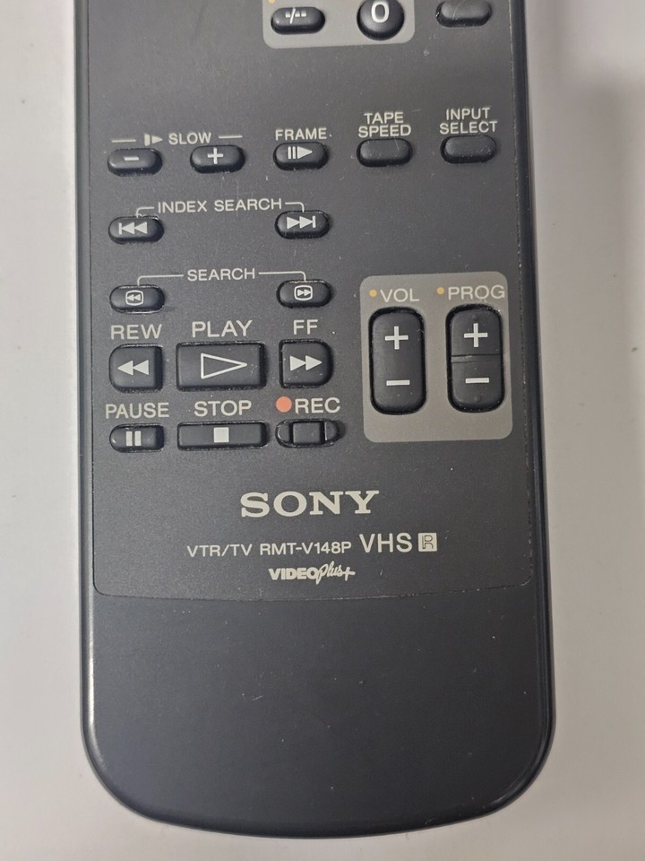 GENUINE ORIGINAL SONY RMT-V148P TV VTR REMOTE CONTROL For SLVE40UX ...