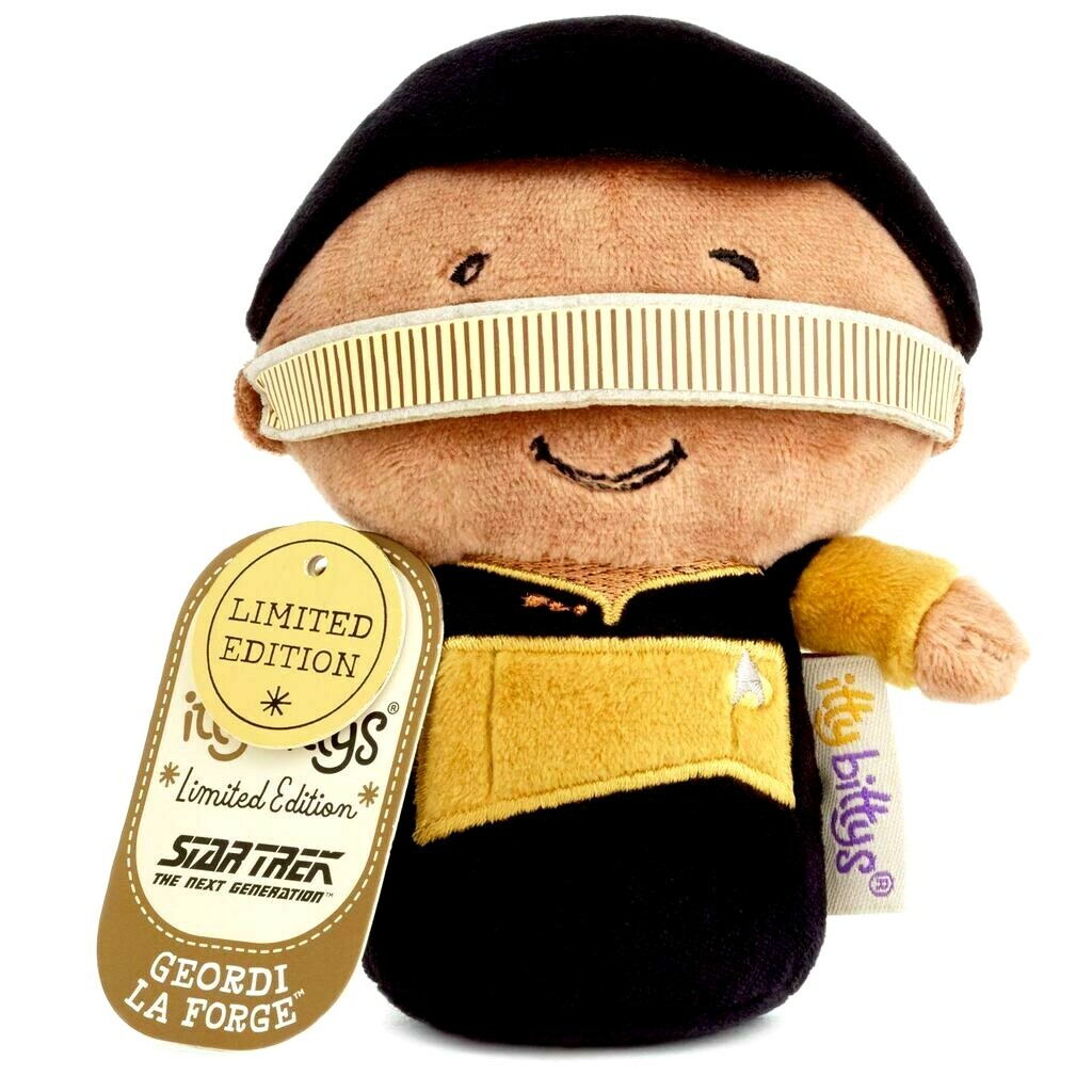 HALLMARK Itty Bittys STAR TREK LIEUTENANT COMMANDER GEORDI LA FORGE ...