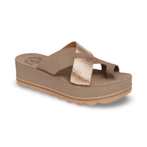Fantasy Sandals Clara Sandal Rosegold Volcano Coffee 8.5 | eBay