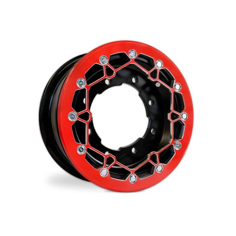 TRX 450r 400ex Front Rear Wheels Beadlock 10x5 10x8 Crusher Alba Racing ...