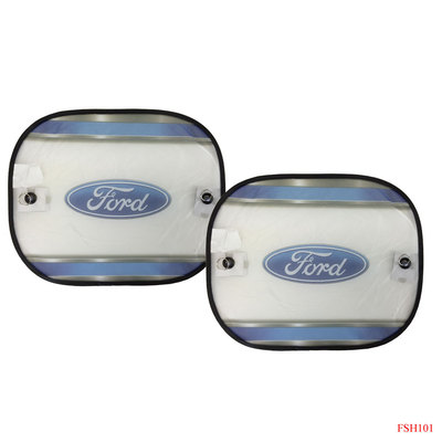 New 2 Panels Ford Blue Elite Series Car Truck Side Window Sun Shade ...