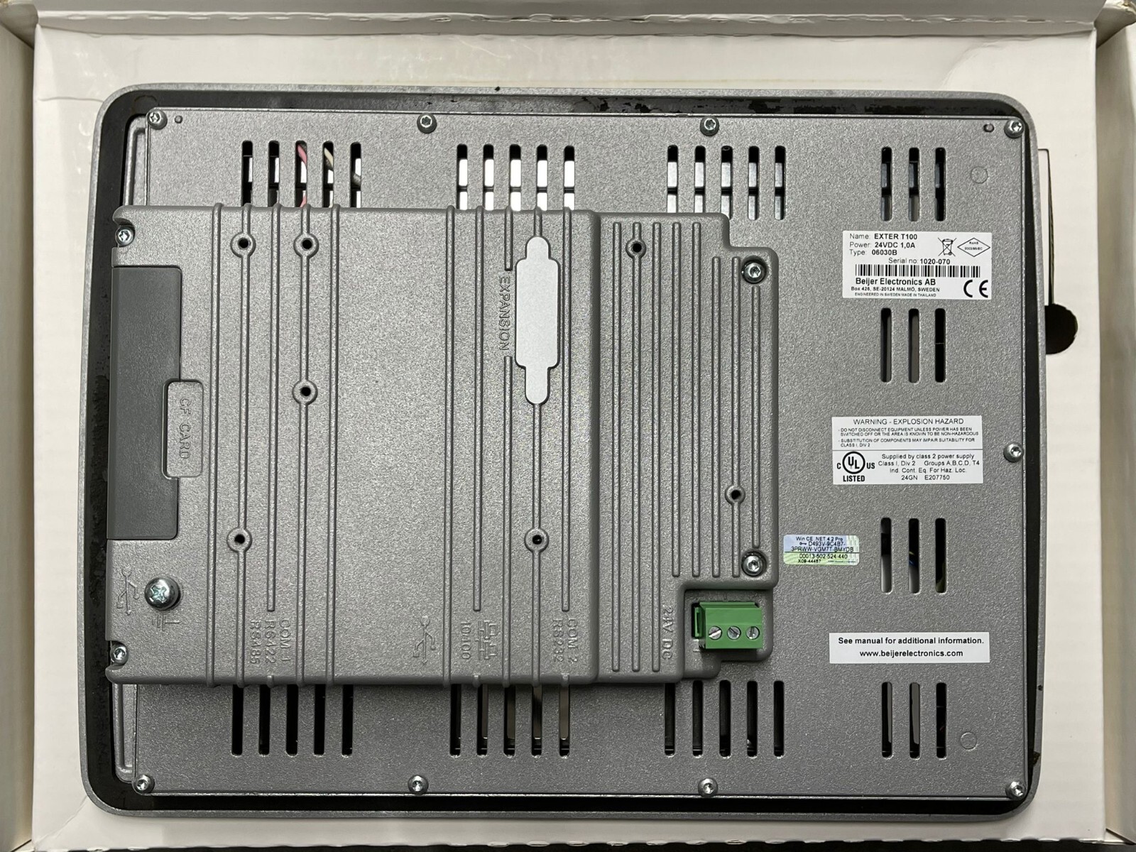 Exter T100, Beijer Electronics, HMI, Operator Panel | eBay