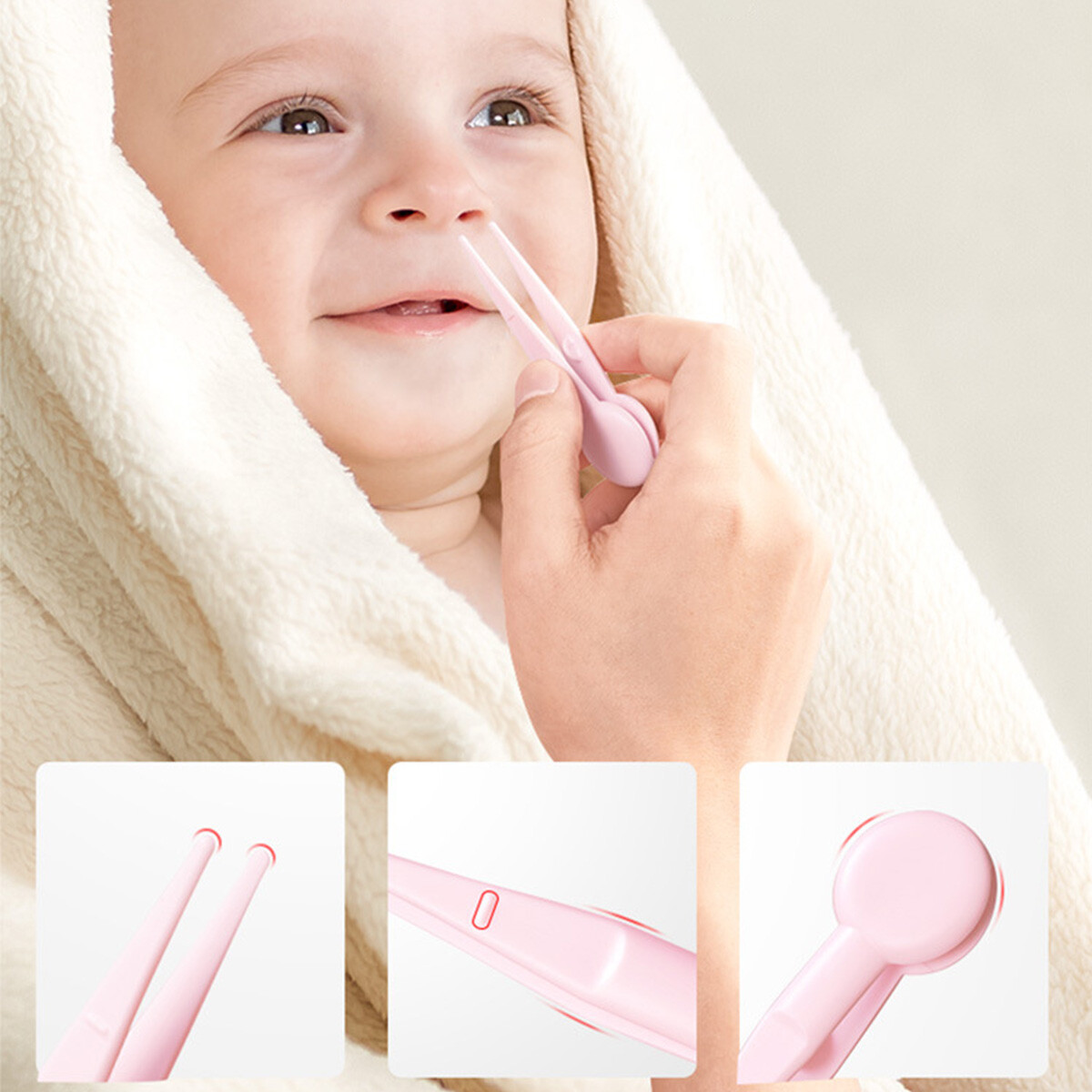 6-in-1Baby Nail Kit Safe to Use Pedicure kit with Cute Airplane-shaped ...