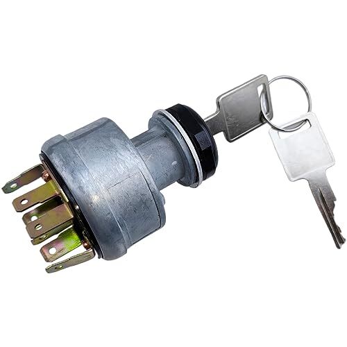 Ignition Switch w/Key 31-280 4 Position 7 Pin Compatible with Bobcat ...