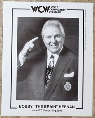 Bobby "The Brain" Heenan 1997 Original Promo Photo Wrestling 8x10 - WCW ...