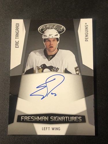 2010-11 Certified Freshman Signatures /899 Eric Tangradi #188 Rookie ...