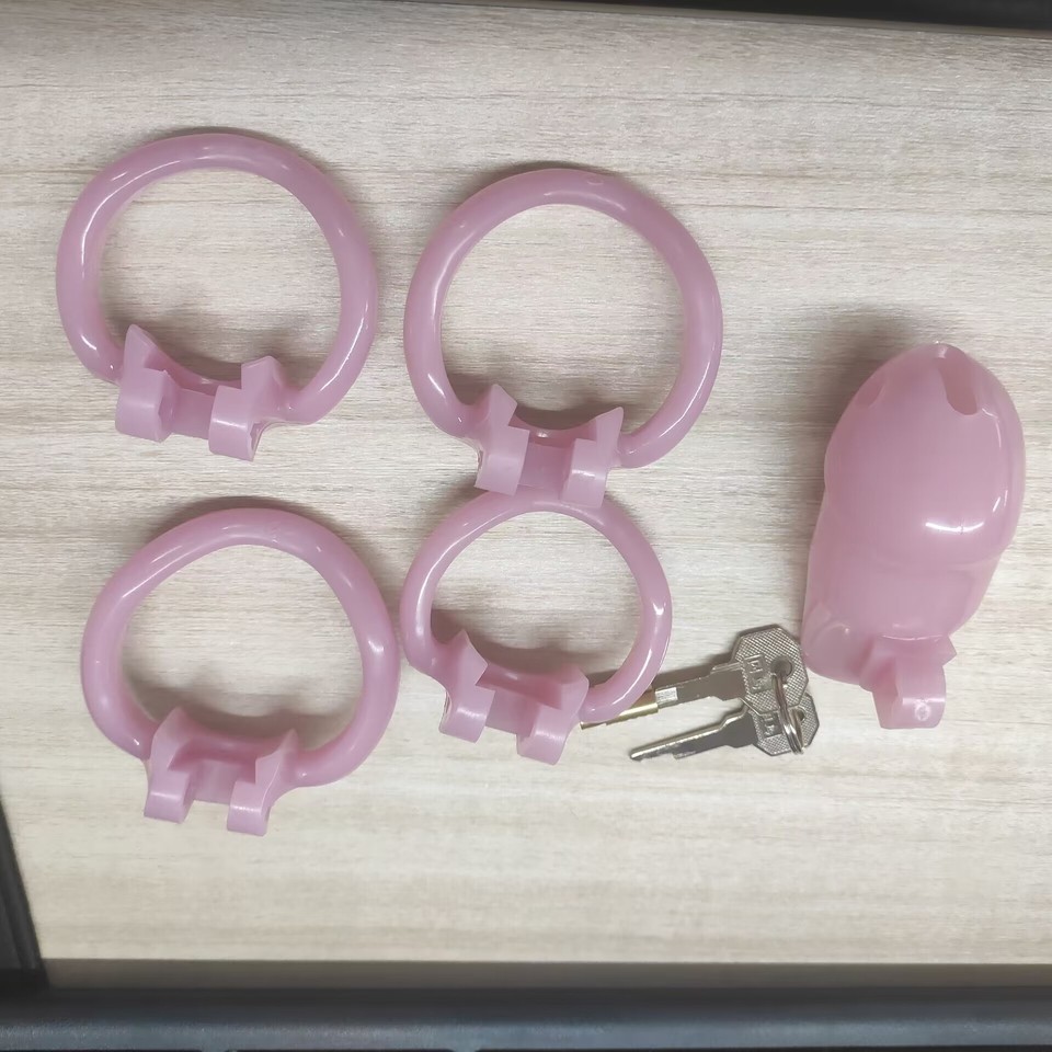 Resin Male Chastity Cage Device/Belt Lock Cage Trainer Lockable Cage ...