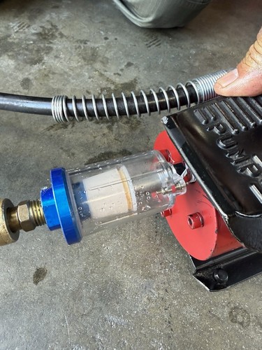 Inline 1/4" Compressed Air Oil & Water Separator Trap Filter for ...