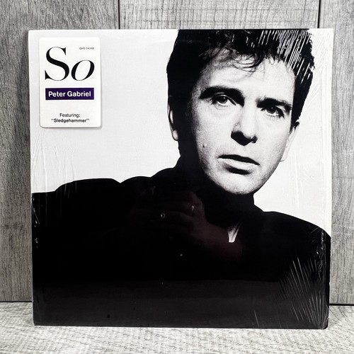 PETER GABRIEL / SO US PRESSING LP W/ INNER, SHRINK, HYPE STICKER EX | eBay